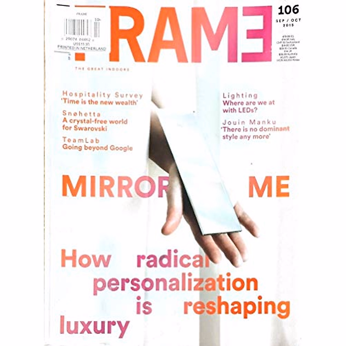 FRAME, SEPTEMBER/OCTOBER, 2015 MIRROR ME