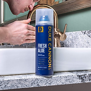 Duke Cannon Supply Co. Fresh Aloe Premium Shave Gel. Net Wt. 8oz.