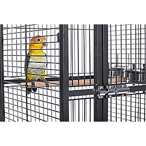 Prevue Pet Products 34511 Dometop Bird Cage, Small, Black Hammertone