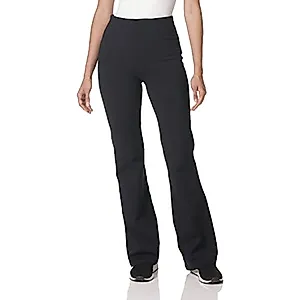 Skechers Women's Go Walk High Waisted Flare Pant, Black, X-Large