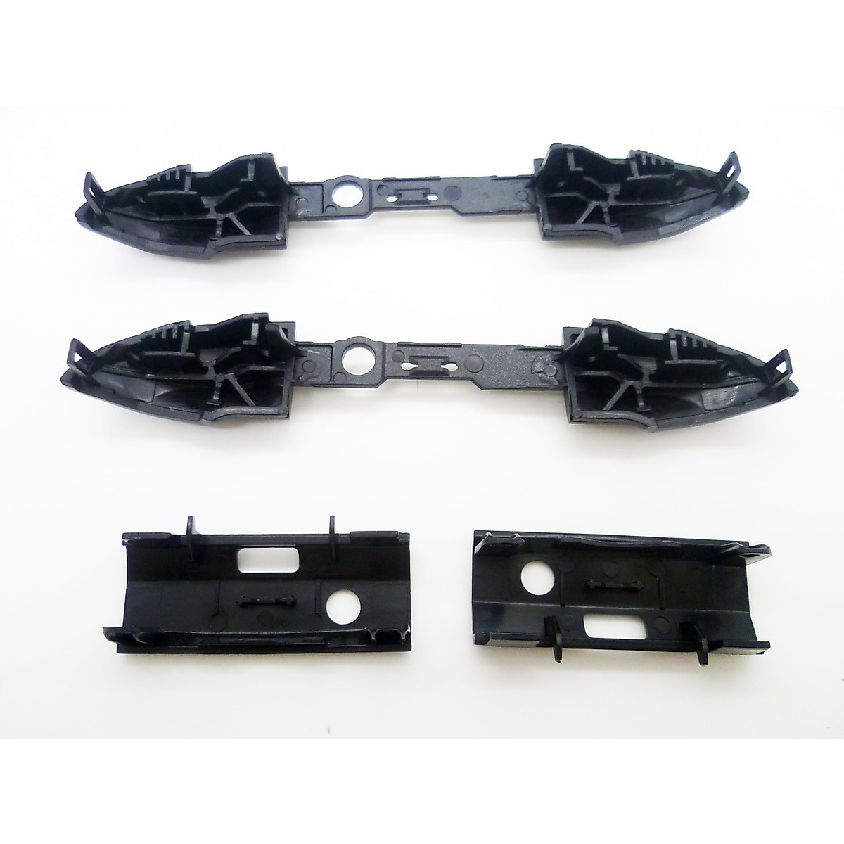 Lb Rb Bumper Button Home Guide Surround Replacement Compatible with Xbox Series X Controller Black (2pcs)