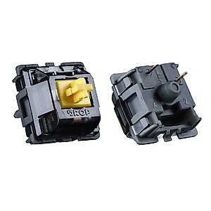 DROP Holy Panda X Mechanical Keyboard Switches - Plate Mount Quiet & Tactile Switches, Cherry MX Style, 65g, (35 PCS, 3-Pin)