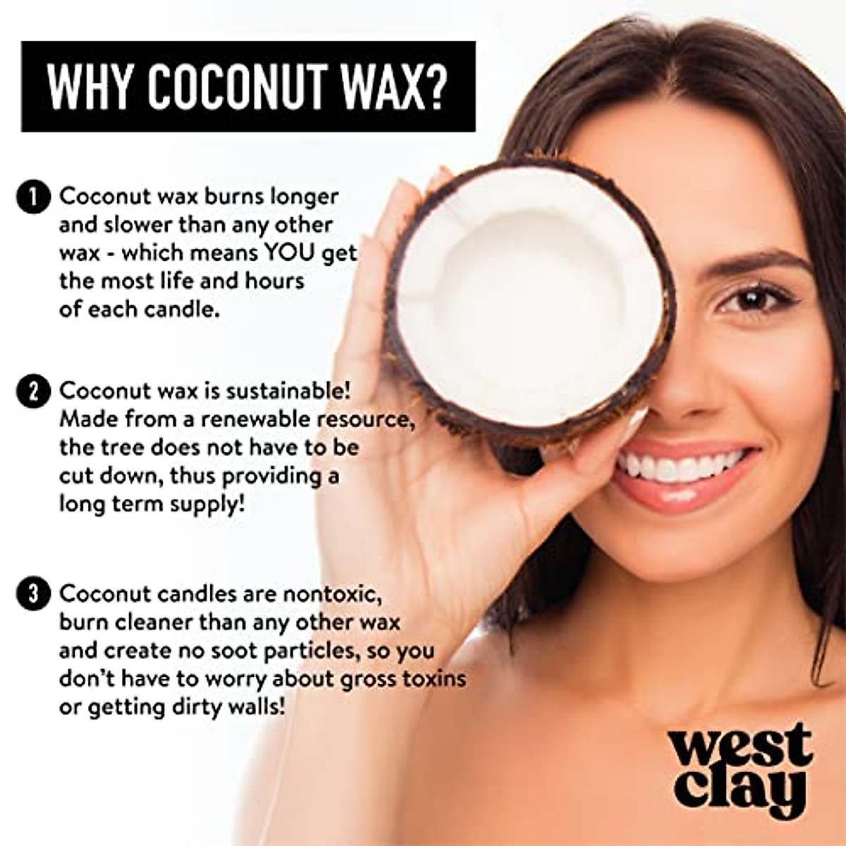 Apple Cider Donuts Candle | West Clay Company | Cinnamon Apple Cider Donuts Scented Soy Coconut Wax Nontoxic Candles | for Cozy Festive Fall Home Decor | Made in The USA