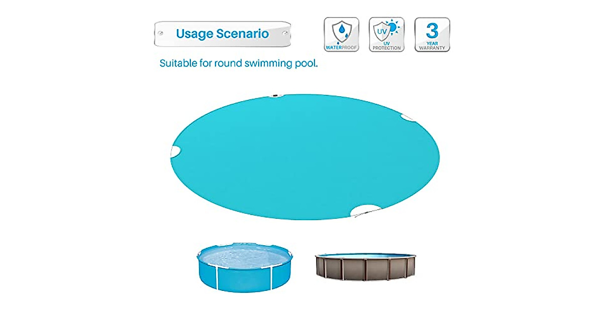 Patio Round Winter Pool Cover 11ft - Protect Your Above Ground Pool