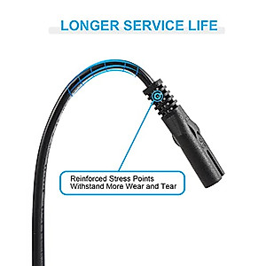 AC Power Cord Compatible Samsung TV, TCL lg Sony Sharp Insignia Hisense Toshiba TV 6 Feet 2 Prong Power Cable Replacement