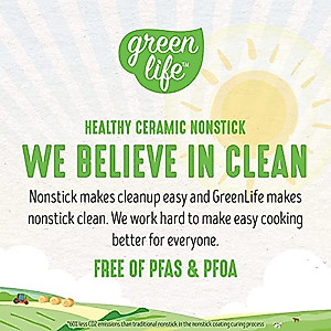 GreenLife 3-in-1 Breakfast Maker Station, Healthy Ceramic Nonstick Dual Griddles for Eggs Meat and Pancakes, 2 Slice Toast Drawer, Easy-to-use Timer, Pink