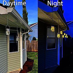 Aikeve Solar Mason Jar Lights,4 Pack 30 Led Starry Fairy String Hanging Jar Lights,Solar Lanterns for Outdoor Patio Party Garden Wedding Christmas Decorations Lights(Mason Jars/Handles Included)