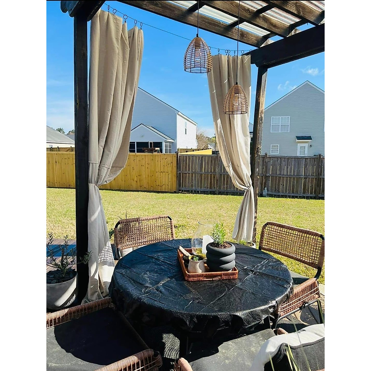 Textila Canvas Drop Cloth for Painting (Size 6x9 Feet - Pack of 2) Painters Drop Cloth for Painting, Furniture, Crutains & Floor Protection - All Purpose Thick Canvas tarp with Double Stitched Edges