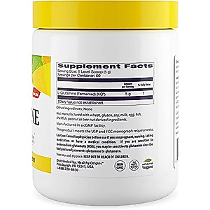 Healthy Origins L-Glutamine Powder, 300 g - Amino Acid & Muscle Strength Support - American-Made L-Glutamine Powder - Immune Support Supplement - Vegan, Non-GMO & Gluten-Free Supplement - 10.6 Oz