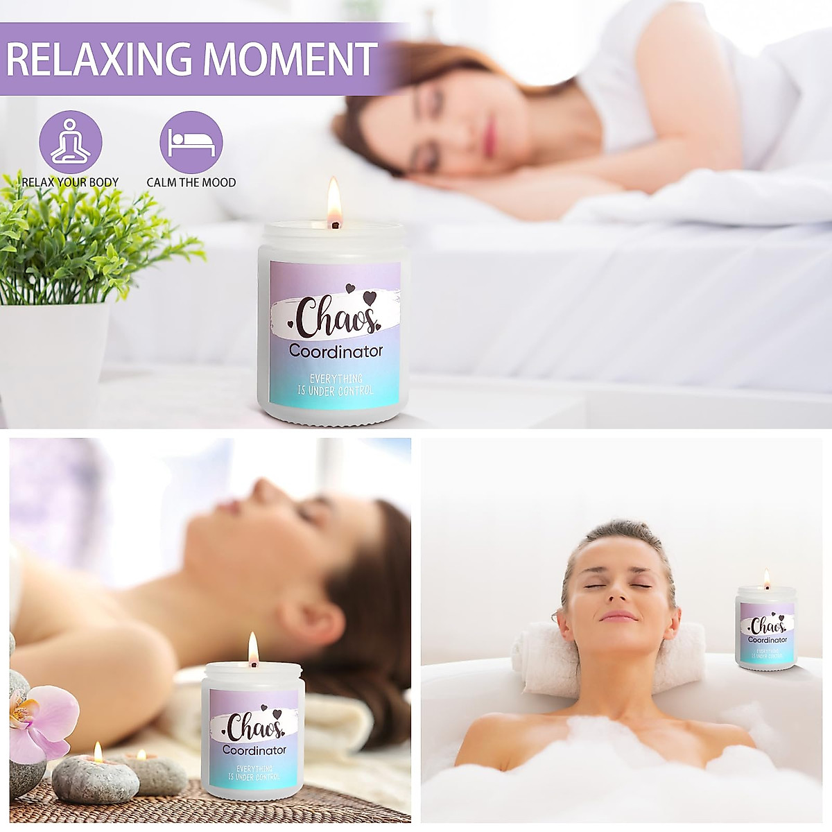 UAREHIBY Gifts for Women,Chaos Coordinator Gifts with 12 OZ Wine Tumbler for Boss Lady,Friend,Mom,Coworker,Manager,Teacher,Birthday Gifts for Women,Thank You Gifts for Women