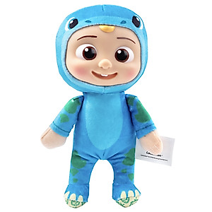 CoComelon 8-Inch JJ & Cody Dinosaur 2-Pack Plush - Officially Licensed - Quality Soft Stuffed Animal Doll - Toy for Toddlers & Preschoolers - Gift for Kids, Boys & Girls - Set of 2