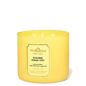 Sugared Lemon Zest 3 Wick Candle 14.5 oz / 411 g