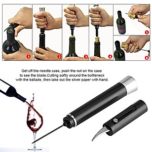 Fdit Bottle Wine Opener Air Pressure Wine Opener Air Pressure Pump Cork Out Tool Easy Remover Tool Wine Bottle Opener