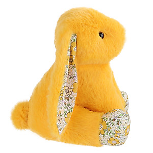 Apricot Lamb Toys Plush Yellow Bunny Rabbit Stuffed Animal with Fluffy Soft Flower Ears 8 Inches