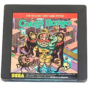 Congo Bongo Vintage Atari 5200 Video Game Cartridge