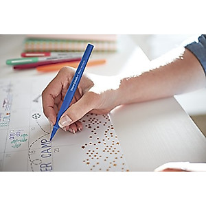 Paper Mate Flair Felt Tip Pens, Medium Point (0.7mm), Assorted Colors, 16 Count