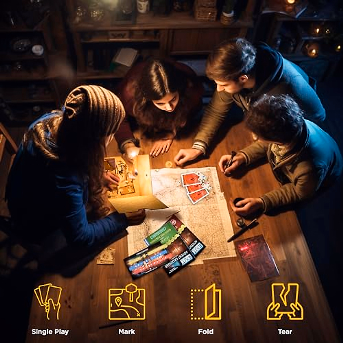 EXIT: The Game - Advent Calendar - The Silent Storm Family Game Cooperative Game Puzzle a Day Escape Room