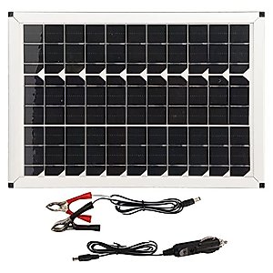 100W 12V Solar Panel Kit, Solar Battery Trickle Charger Maintainer, Waterproof Solar Panel Trickle Charger Kit, Dual USB Solar Panel Car Battery Charger for Boat Marine RV