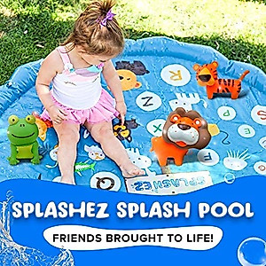 Mold Free Bath Toys for Babies and Toddlers, Animal No Hole Bath Toys, No Mold for Tub,Beach,Pool, BPA-Free, Dishwasher-Safe, Infant Bath Toys No Holes 0 1 3 6 12 18 Months