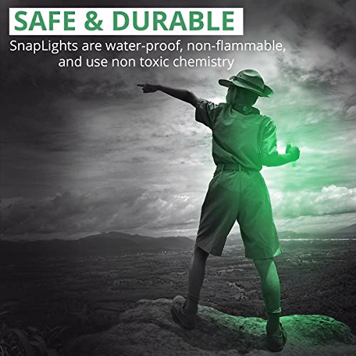 Cyalume Glow Sticks Military Grade Lightstick - Premium Green 6” SnapLight Emergency Chemical Light Stick with 12 Hour Duration (Bulk Pack of 20 Chem Lights)