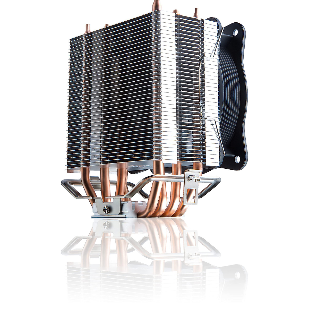 RAIJINTEK AIDOS II CPU Air Cooler with 10025 PWM Fan, 4 Copper Direct Contact Heat Pipes for Intel LGA 115x/AMD AM4