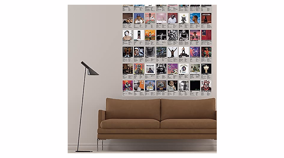 Retro Hip Hop Rappers Wall Collage Kit Prints for Bed Room Decor, 4x6 ...
