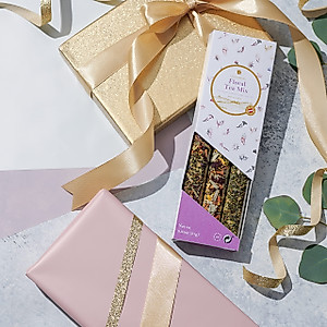 Gourmanity Loose Floral Tea Sampler Set, Stimulating and Fresh Mood Uplifter, 3 Flower and Apple Tea Flavors, Delicious Floral Summer Beverage, Product of Austria, 0.95oz