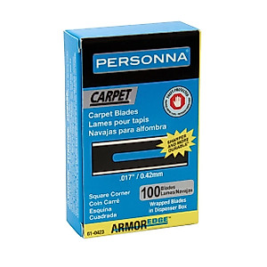 Personna Heavy Duty Square Corner Slotted Carpet Blades (100 Pack)