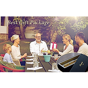 Roman Premium Vintage Fountain Pen Matte Black Ink Luxuary Antique Gold Trim Medium Nib with a Refill -Made in Japan-