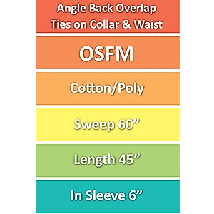 Nobles Deluxe Cut Medical Gown - Blue Splendor Print- Pack of 4