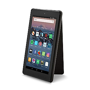 Amazon Fire HD 8 Tablet Case (Compatible with 7th and 8th Generation Tablets, 2017 and 2018 Releases), Charcoal Black