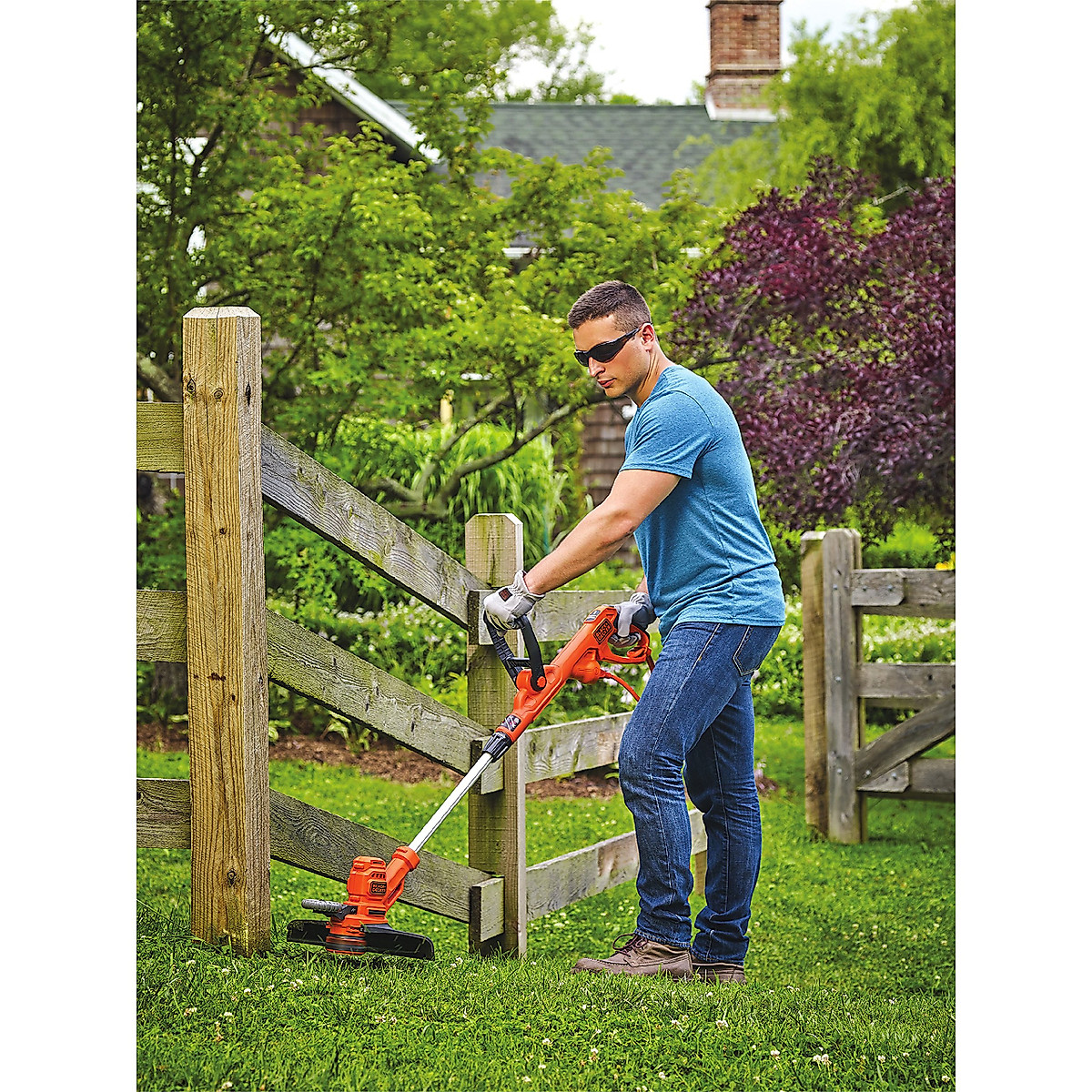 BLACK+DECKER String Trimmer, Electric, 14-inch (BESTE620)