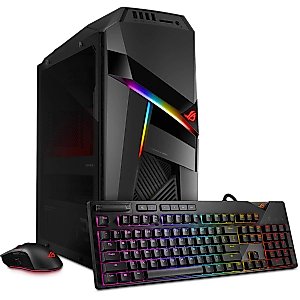 Asus ROG Strix GL12 Gaming Desktop, Overclocked 9th Gen Intel Core i7-9700K, NVIDIA GeForce RTX 2080 8GB, 16GB DDR4 RAM, 256GB PCIe Nvme SSD + 2TB HDD, Windows 10 - GL12CX-DH781, Black/Grey