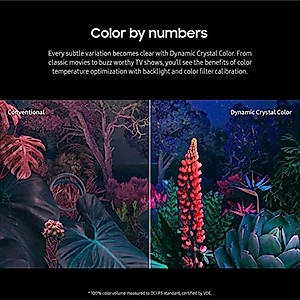 SAMSUNG 85-Inch Class Crystal UHD 4K CU8000 Series PurColor, Object Tracking Sound Lite, Q-Symphony, Motion Xcelerator, Ultra Slim, Solar Remote, Smart TV with Alexa Built-in (UN85CU8000, 2023 Model)