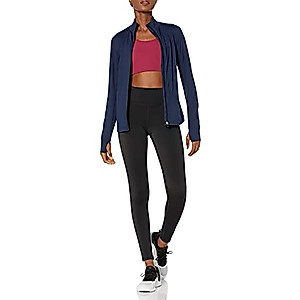 Amazon Essentials Women's Studio Sculpt Mid-Rise Full-Length Active Legging, Black, Small