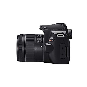 Canon EOS Rebel SL3 Digital SLR Camera with EF-S 18-55mm Lens kit, Built-in Wi-Fi, Dual Pixel CMOS AF and 3.0 Inch Vari-Angle Touch Screen, Black