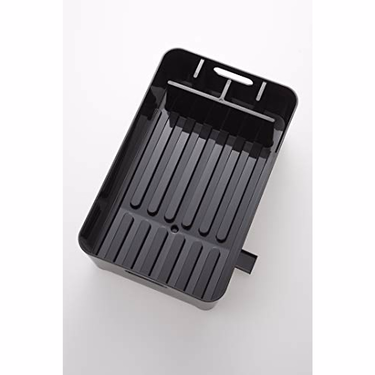 Yamazaki Home Drainer-Drying Kitchen Counters | Plastic | Dish Rack, One Size, Black