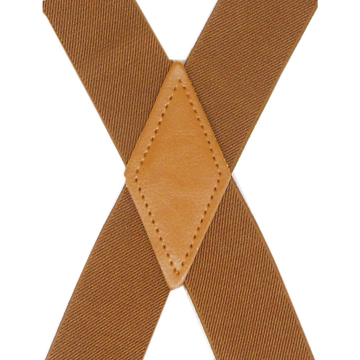 Doloise Adjustable Elastic X Back Style Suspenders for Men's and Women's With Strong Metal Clips (Coffe)