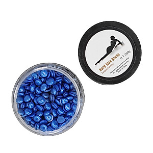 Hard Wax Bean, Depilatory Wax Bead 8.8oz Pearly Lustre Compact Professional Portable for Home for Face Underarm for Legs Bikini Area(Pearly Chamomile)