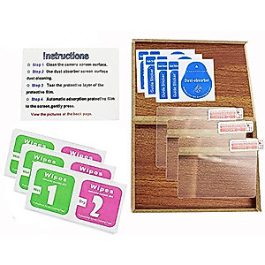 ZLMC Ricoh GR III screen protector, 9H hardness 0.3mm ultra-thin tempered glass screen protector for Ricoh GR III digital camera, full coverage edge to edge protection [3pcs]