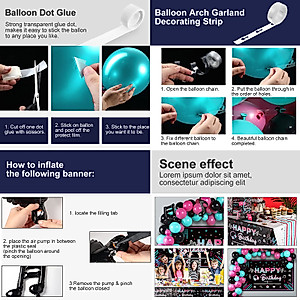 Music Happy Birthday Party Decorations Musical Social Media Birthday Party Supplies Includes Backdrop Tablecloth Music Note Balloons and Latex Balloons for Girls Music Birthday Party Photography