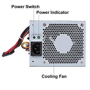 S-Union F255E-01 N249M 255W Power Supply Replacement for Dell Optiplex 580 760 780 960 980 DT PSU AC255AD-00 L255P-01 D255P-00 V6V76 RM110