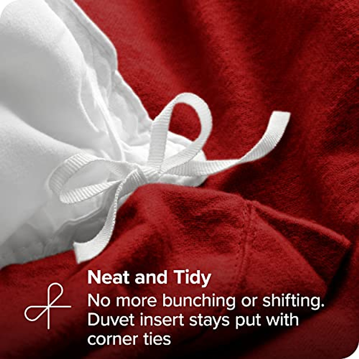 Bare Home Flannel Duvet Cover - Twin/Twin Extra Long - 100% Cotton, Velvety Soft Heavyweight Premium Flannel, Double Brushed - Includes Sham Pillow Covers (Twin/Twin XL, Red)