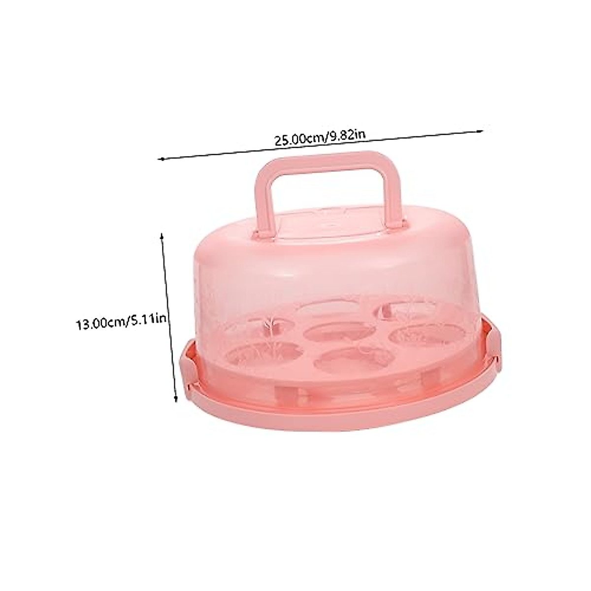 EXQUIMEUBLE portable cake box cupcake carriers cake packing holders refrigerator stand egg container cake carrier with lid and handle muffin pan Portable cupcake containers cupcake Transporter
