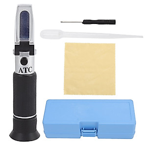 Three In One 0 140 Juice Refractometer Brix Refractometer Handheld Brix Meter Wine Juice Sugar Content Detector For Homebrew Kit Home Gardening Kitchen