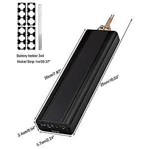 Aideepen Spot Welder,Portable Spot Welder Machine 5 Gears Adjustable Handheld Spot Welder 0.1~0.15mm Thickness Nickel Sheet Welder 5V 2A