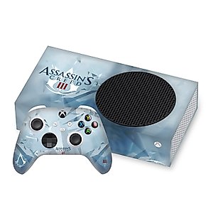 Head Case Designs Officially Licensed Assassin's Creed Animus III Graphics Vinyl Sticker Gaming Skin Decal Cover Compatible With Xbox Series S Console and Controller Bundle