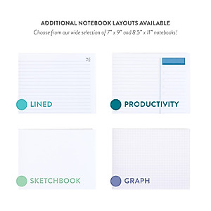 Erin Condren 7" X 9" Spiral Bound Dot Grid Journal Notebook - Hello Kitty Balloons, 5Mm Dot Grid, 160 Page Writing, Drawing & Art Notebook, 80Lb Thick Mohawk Paper, Stickers Included
