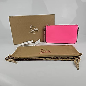 Christian Louboutin Loubila Pink Patent Leather Shoulder Bag