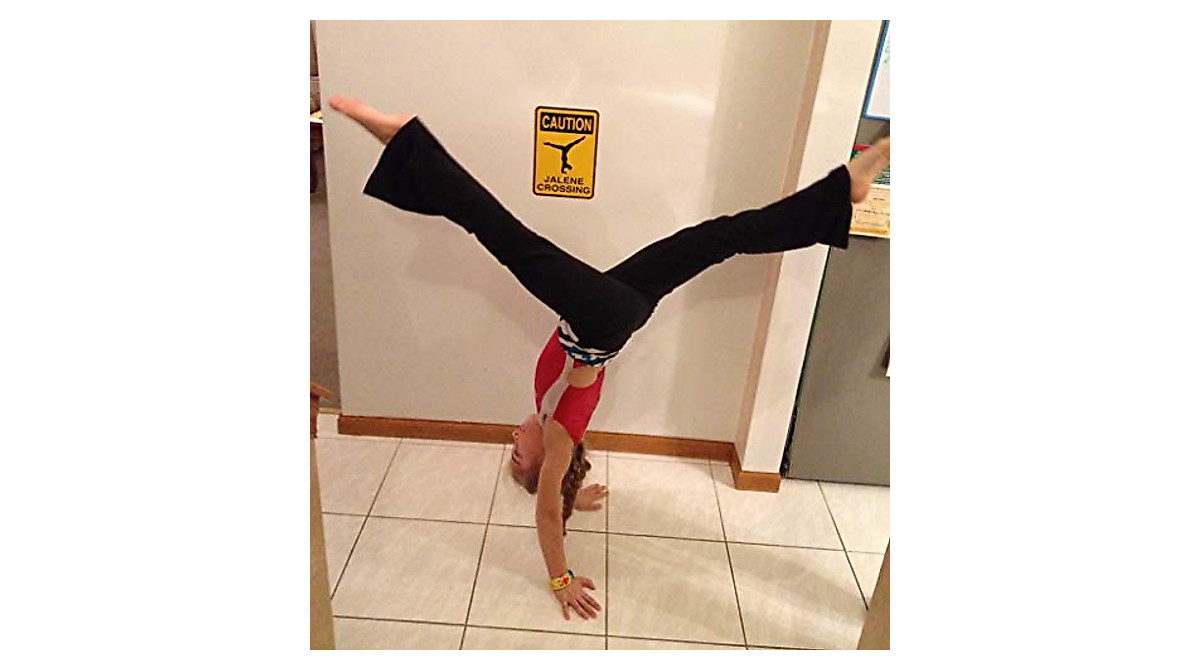 Personalized Gymnastics Sign - Custom Aluminum Decor